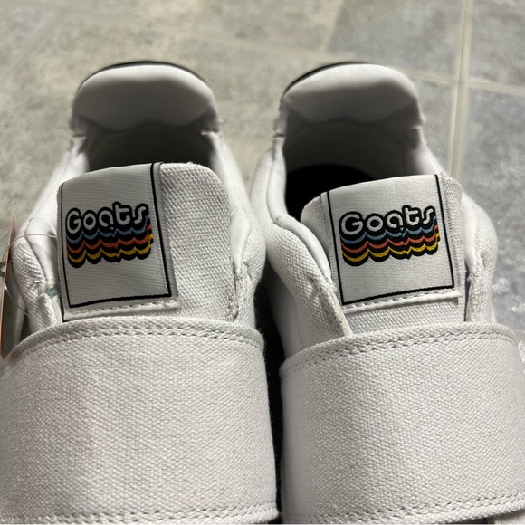Goats | Shoes | New Goats White Canvas Velcro Sneakers | Poshmark